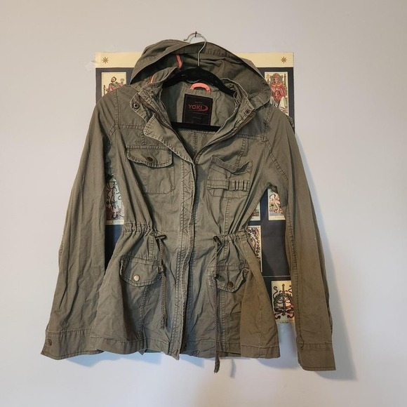 Abercrombie & Fitch | Jackets & Coats | Y2k Khaki Green Yoki A Japanese ...
